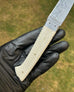 Bumpy Johnson - Mahogany - Damascus knife- 10 inches – cskforged