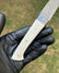 Bumpy Johnson - Mahogany - Damascus knife- 10 inches – cskforged